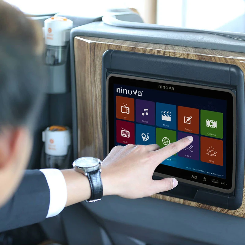 High Quality Bus seat monitors with server for bus entertainment system ...