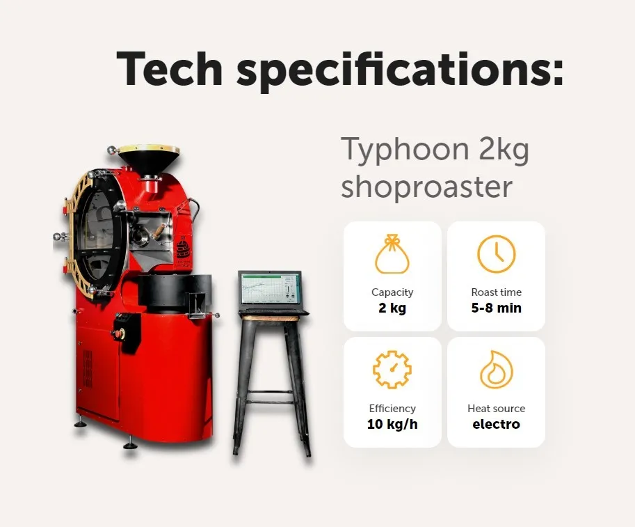 Typhoon coffee shop roaster Products from LLC Typhoon Coffee