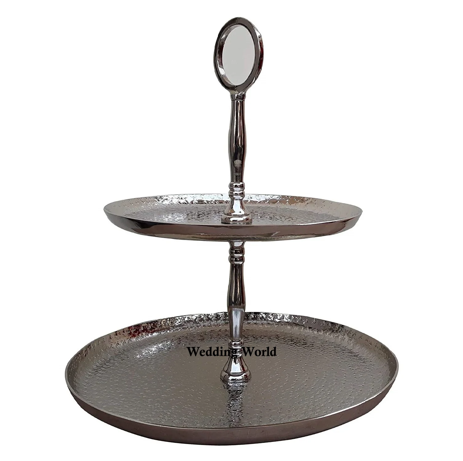 Two Tier Metal Cake Stand Excellent Quality Handmade Cake Holder Hot ...