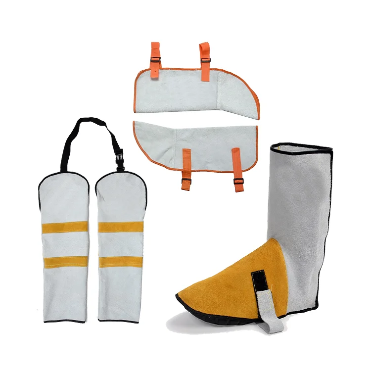 Customized Leather Leg Guard Set for Adult Sports Protection