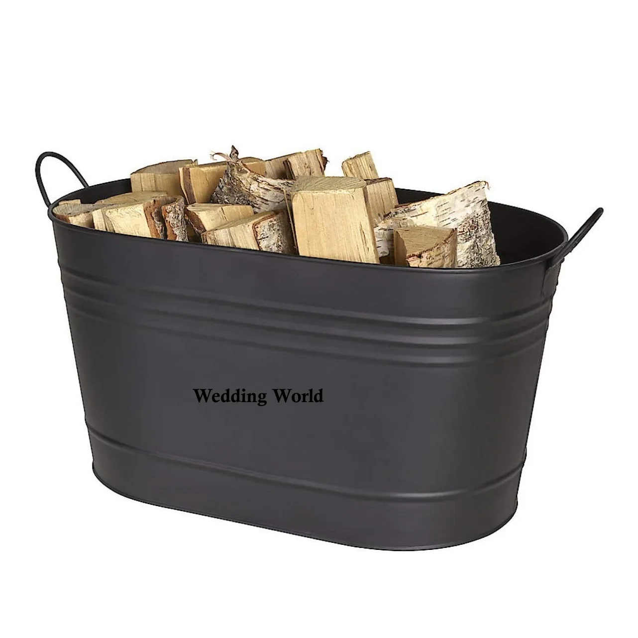 Kindling Bucket - Durable Metal Ash Bucket for Home & Garden
