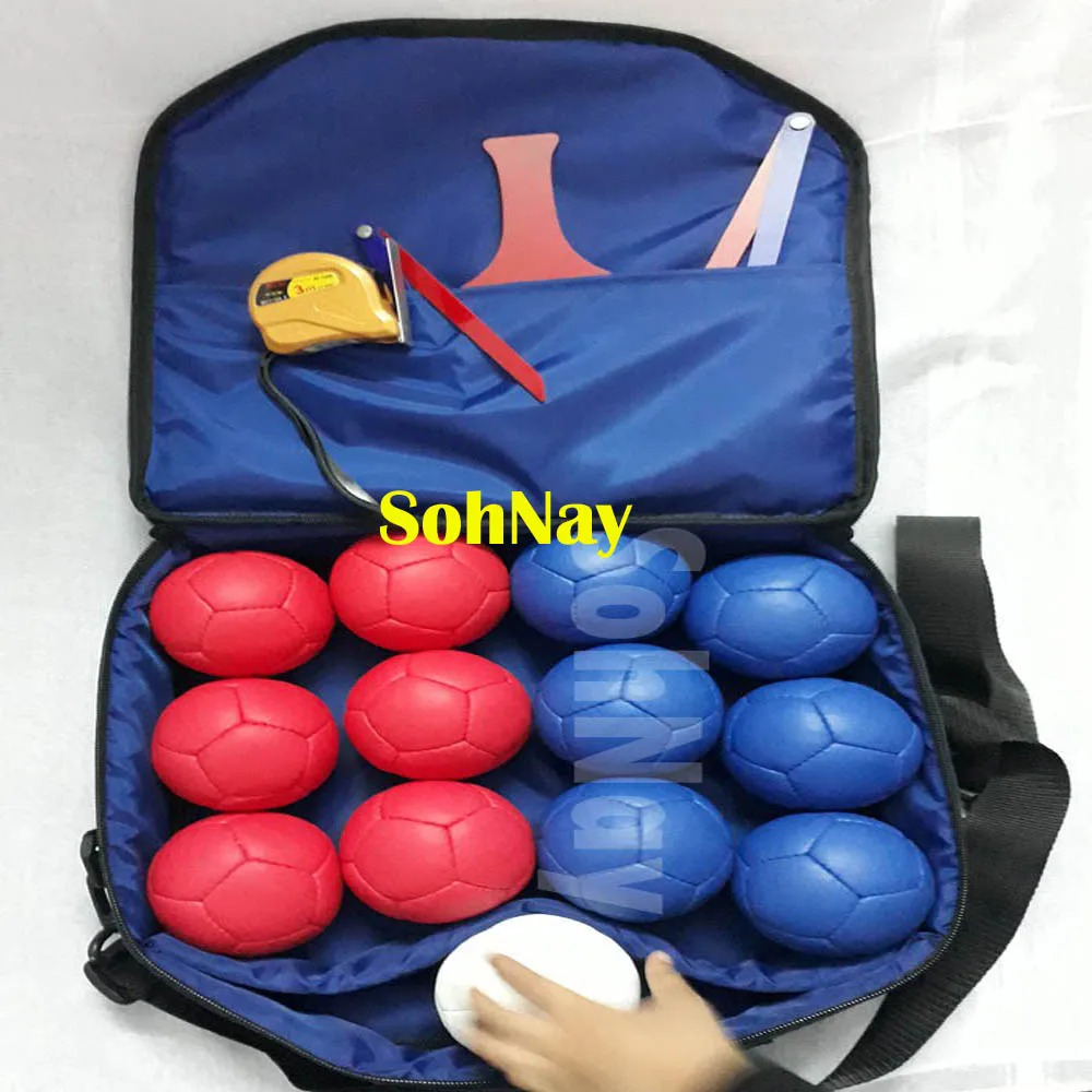 Boccia-bälle In Föderation Qualität Set Mit 13 Bällen Trage Tasche Mit ...