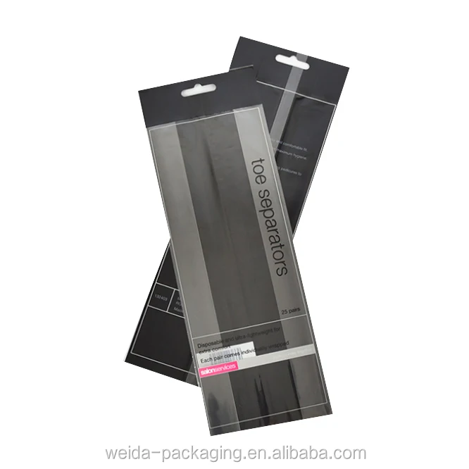 Polybag With Header Card Opp Header Plastic Bag Self Adhesive Bags Bopp ...