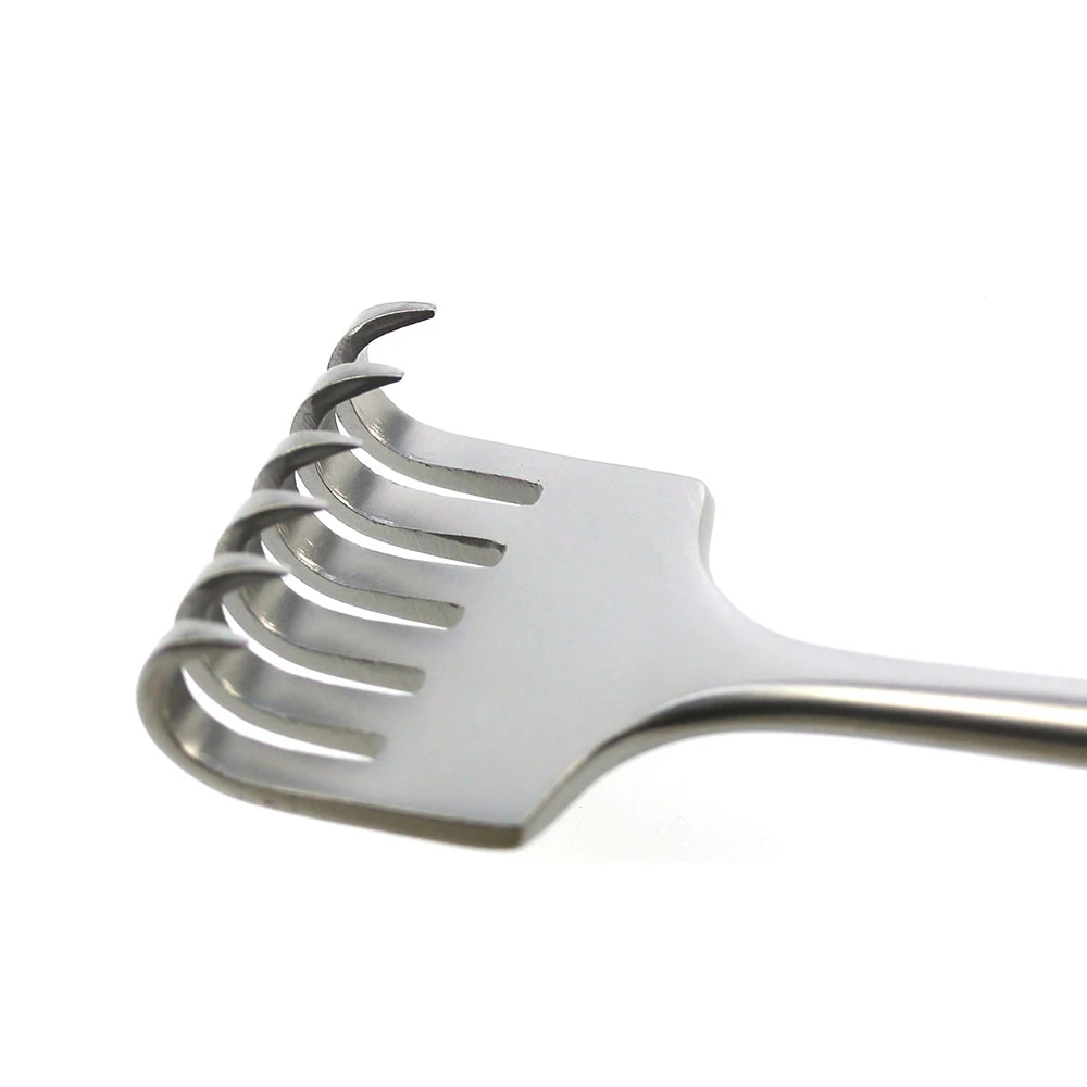 Volkman Rake Retractor - Sharp Prongs for Surgical Precision