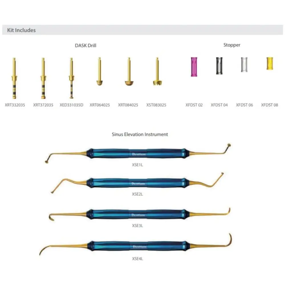 Sinus Lifting Instruments Kit - Dental Implant Tools