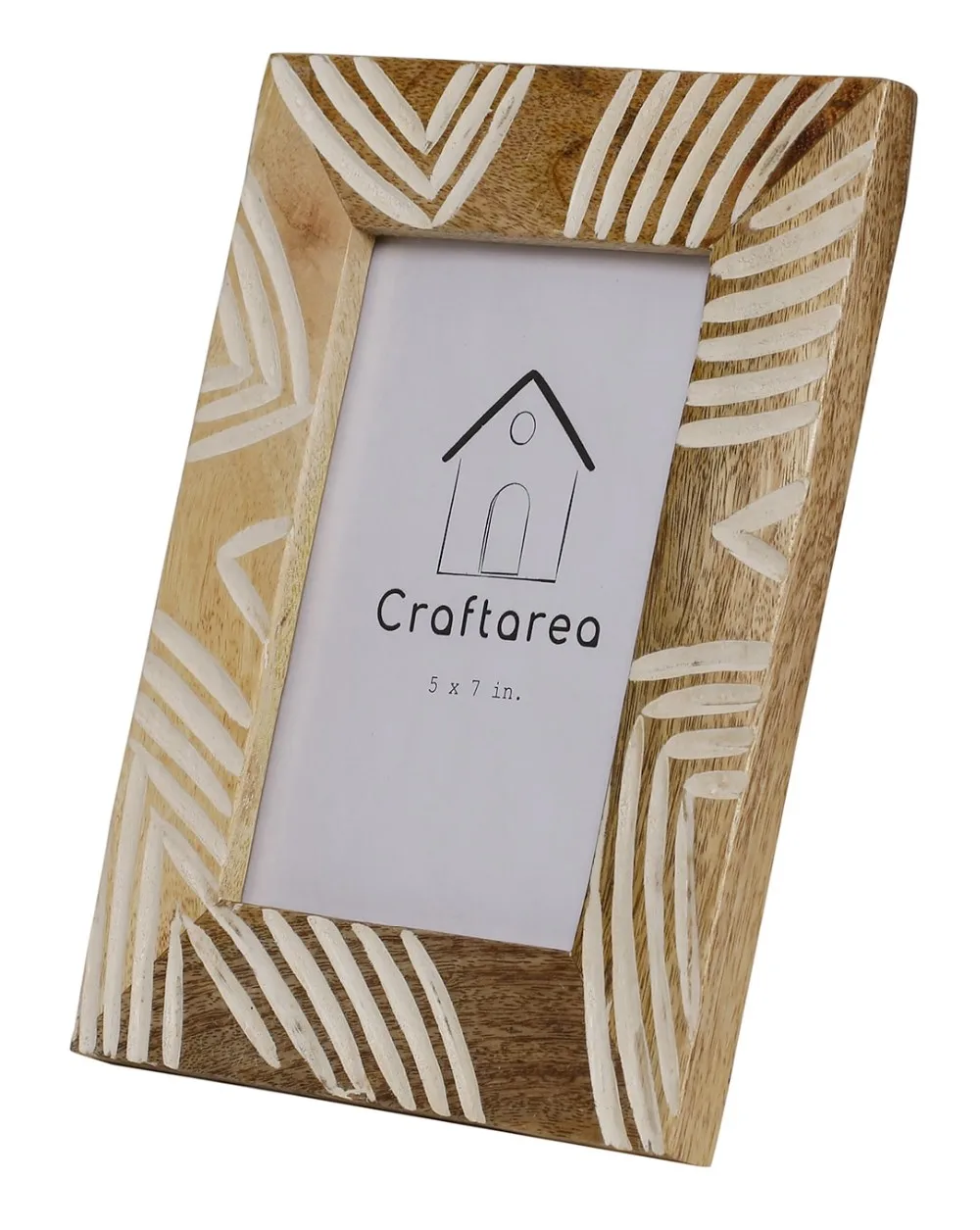 Mango Wood Photo Frame For Bedroom Living Room 5x7 Inches Natural Solid ...