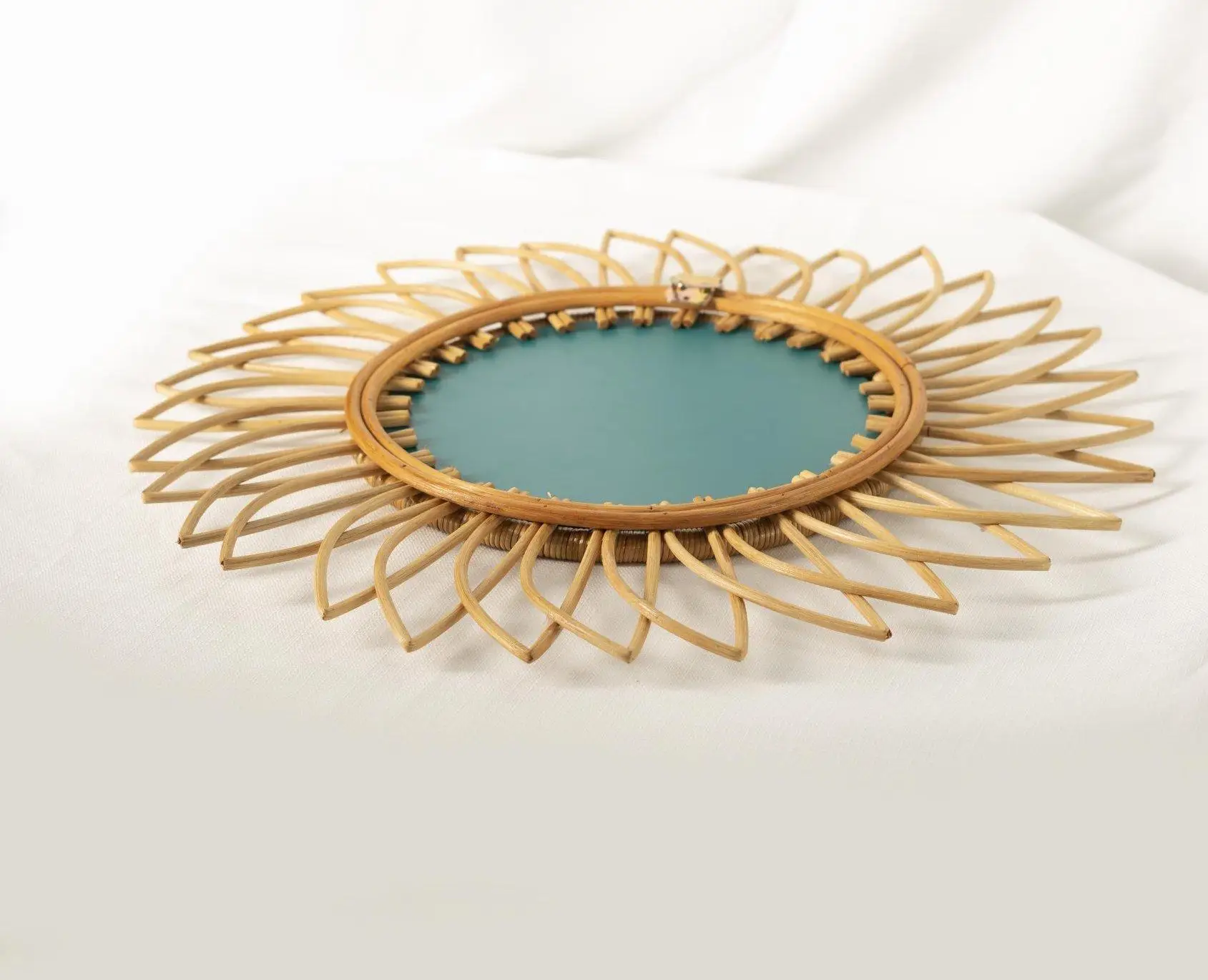 Rattan Mirror - Decorative Wall Mirror for Home & Office
