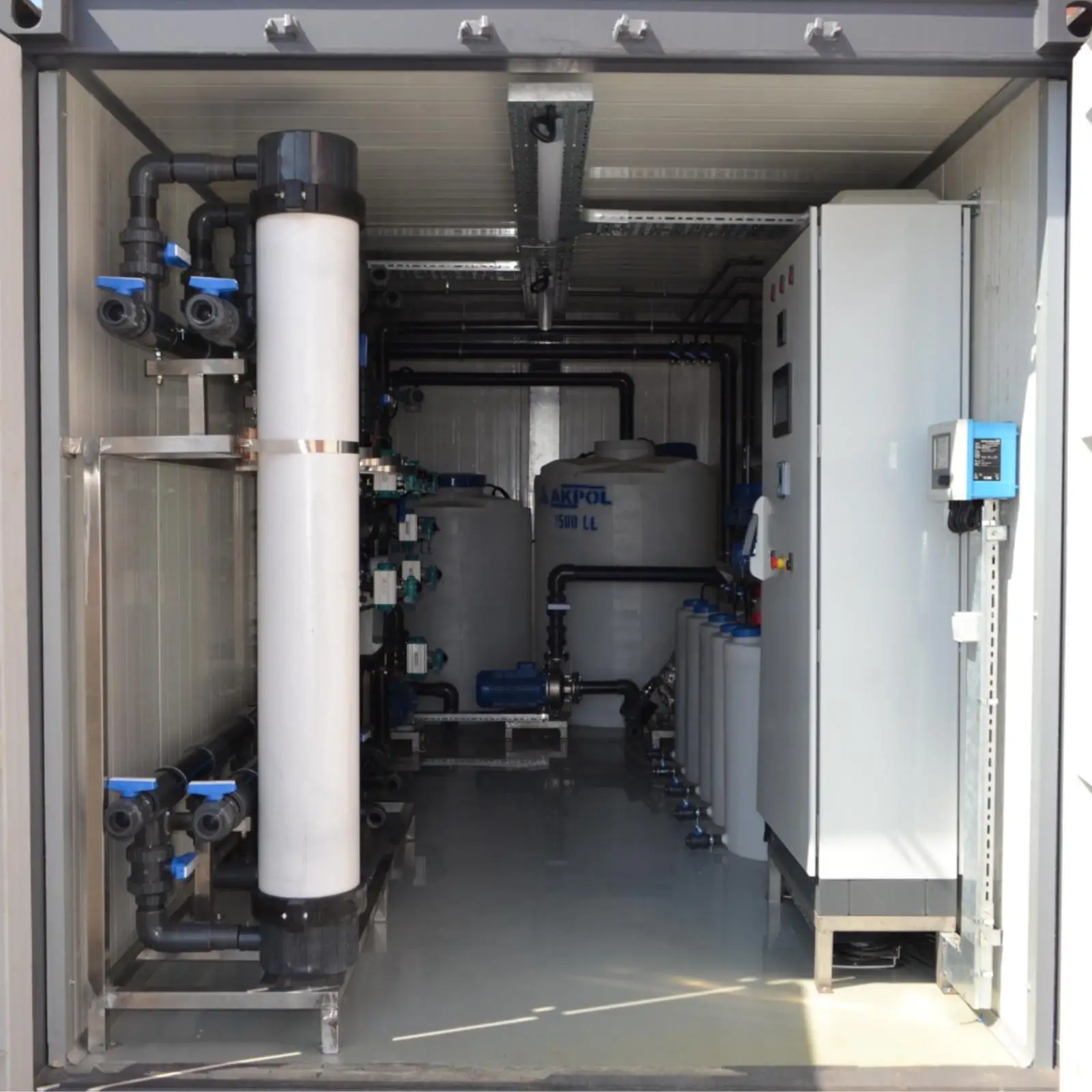 Mobile Water Treatment System - Container Type Water Treatment System ...