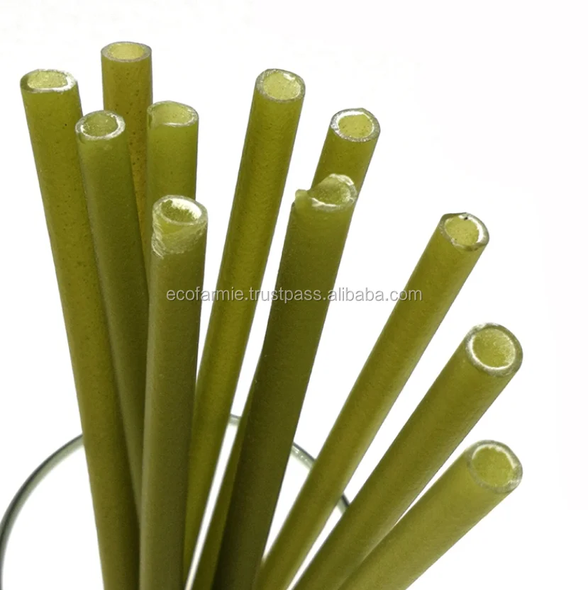 Edible Eco Friendly Biodegradable Rice Drinking Straws Natural Rice Flour Straw From Vietnam ...