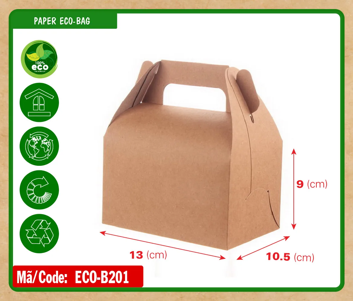 Quality Kraft Paper Box Kraft Paper Bag Packaging X 500 Box Made In