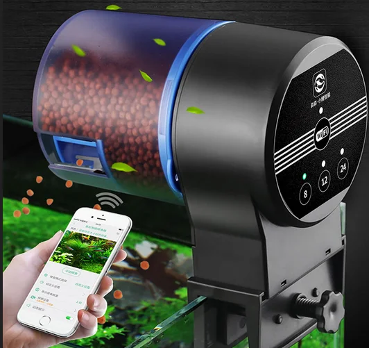 Sunsun Feeder Automatic Fish Tank Feeding Koi Goldfish Feeder Plastic ...