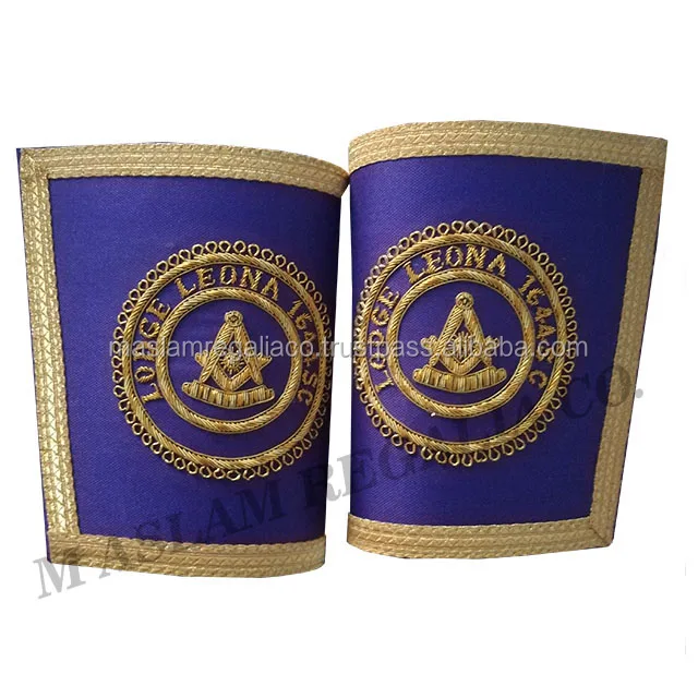 Steward Craft Gauntlets Masonic Regalia Provincial Cuff Silver ...