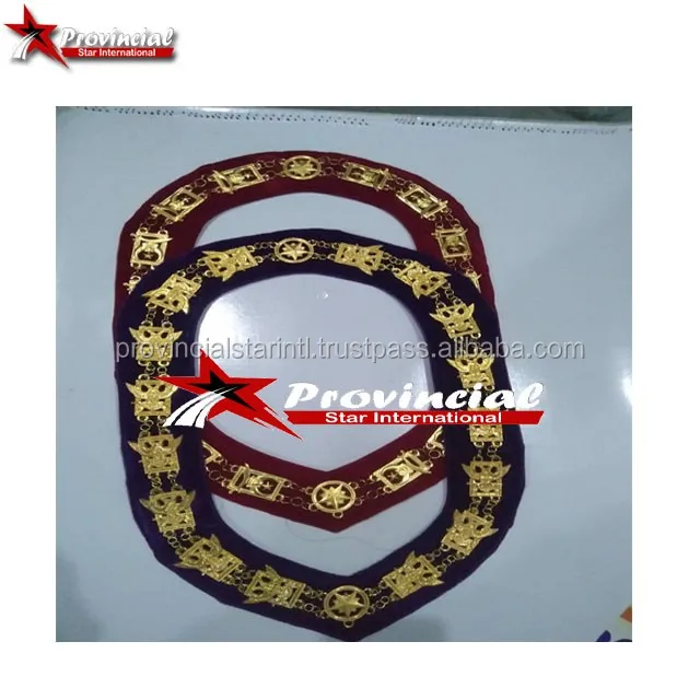 Custom Masonic Regalia Oes Eastern Star Collars High Quality Masonic ...