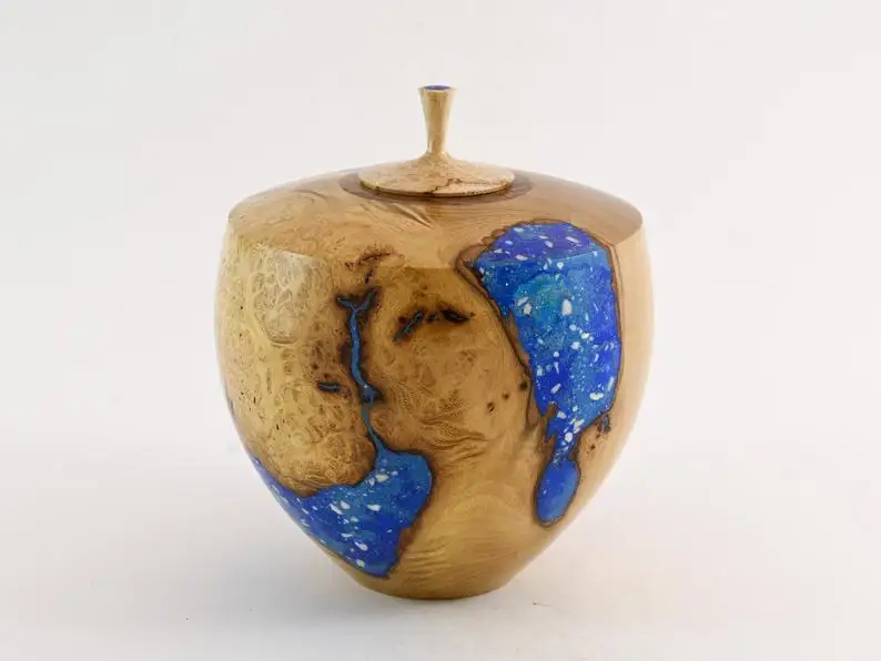 Egyptian Hand Pounded Tuscan Urn - Customized Cremation Urn