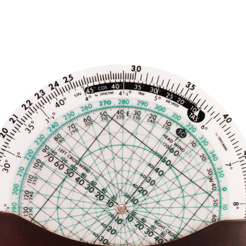 Circular Flight Computer - Aviation Plotter Training Tool