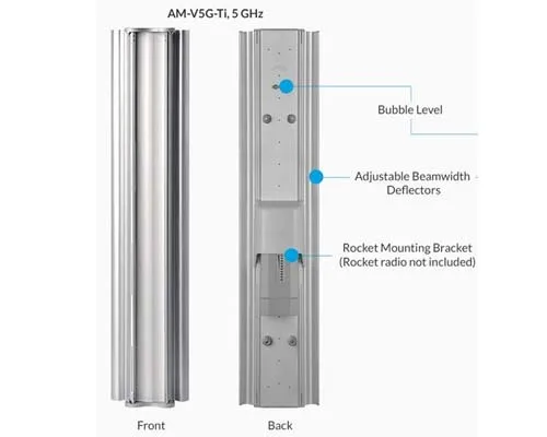 Am M V5g Ti Sector Antenna Airmax Titanium 5ghz 15-17dbi Sector Antenna ...