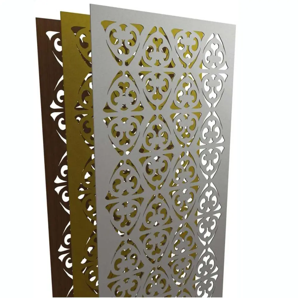 Decorative Laser Cut Wall Metal Stair Panels Decor Nordic Home Wall ...