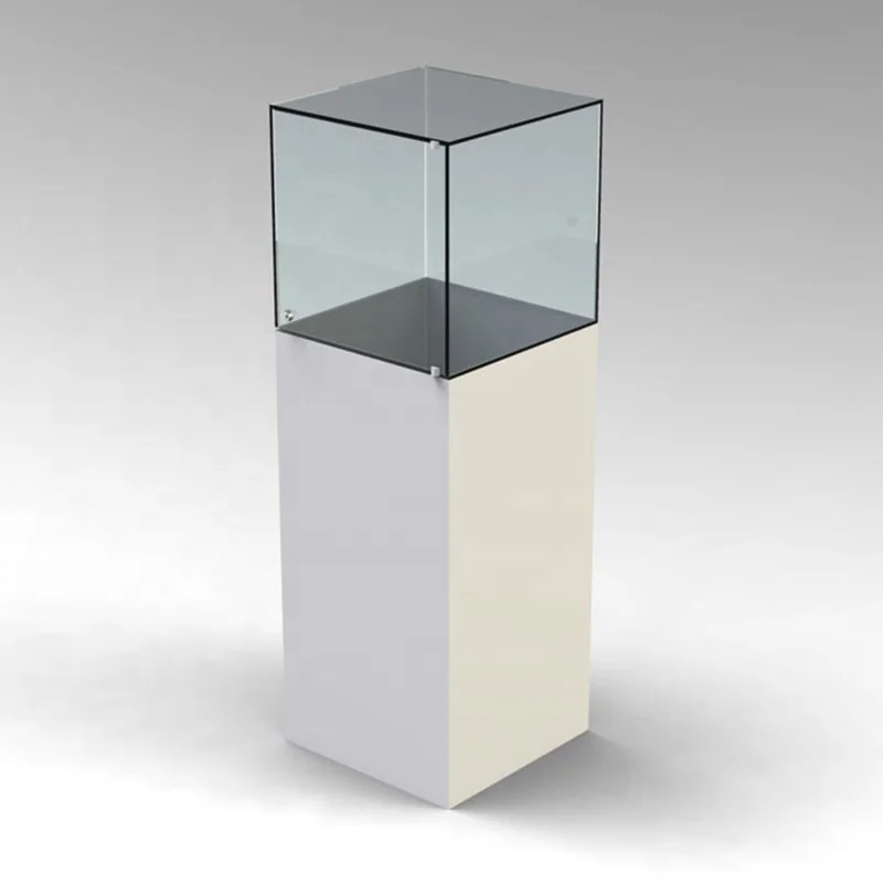 12x12x32" Transparent Acrylic Display Plinths - Perspex Pedestal Stands