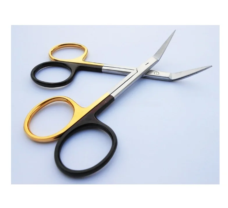 Converse Nasal Scissor Angled Gold and Black Handle| Alibaba.com