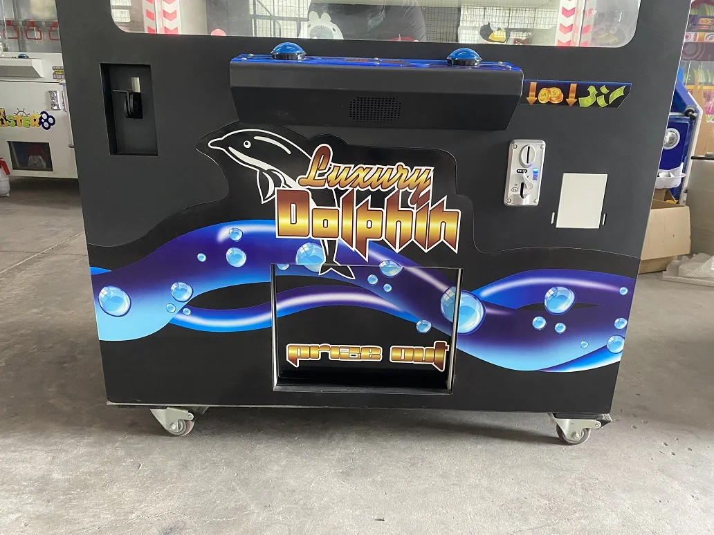Luxury Dolphin Prize Push Gift Arcade Game Machine | Coin Operated ...