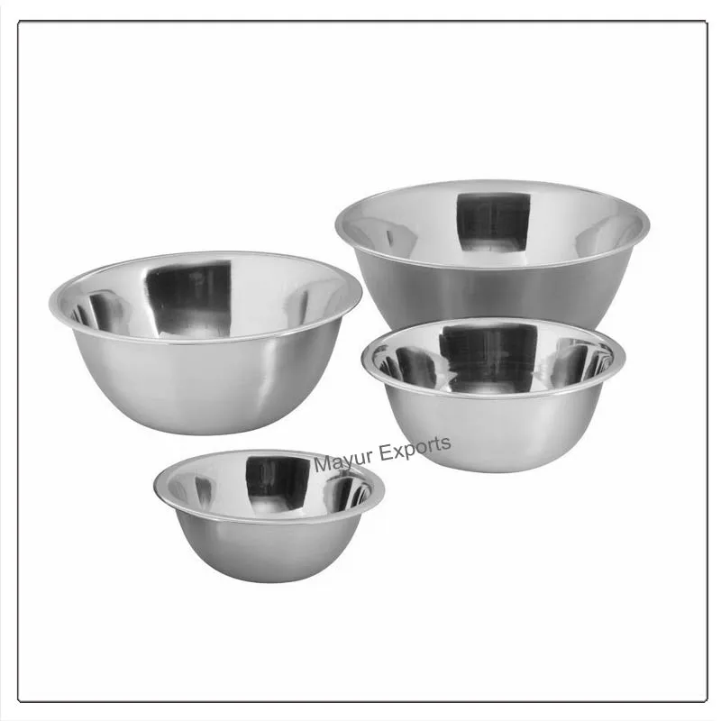 Stainless Steel Deep Mixing Bowl Stainless Steel Kitchen Bowl - 24 Cm ...