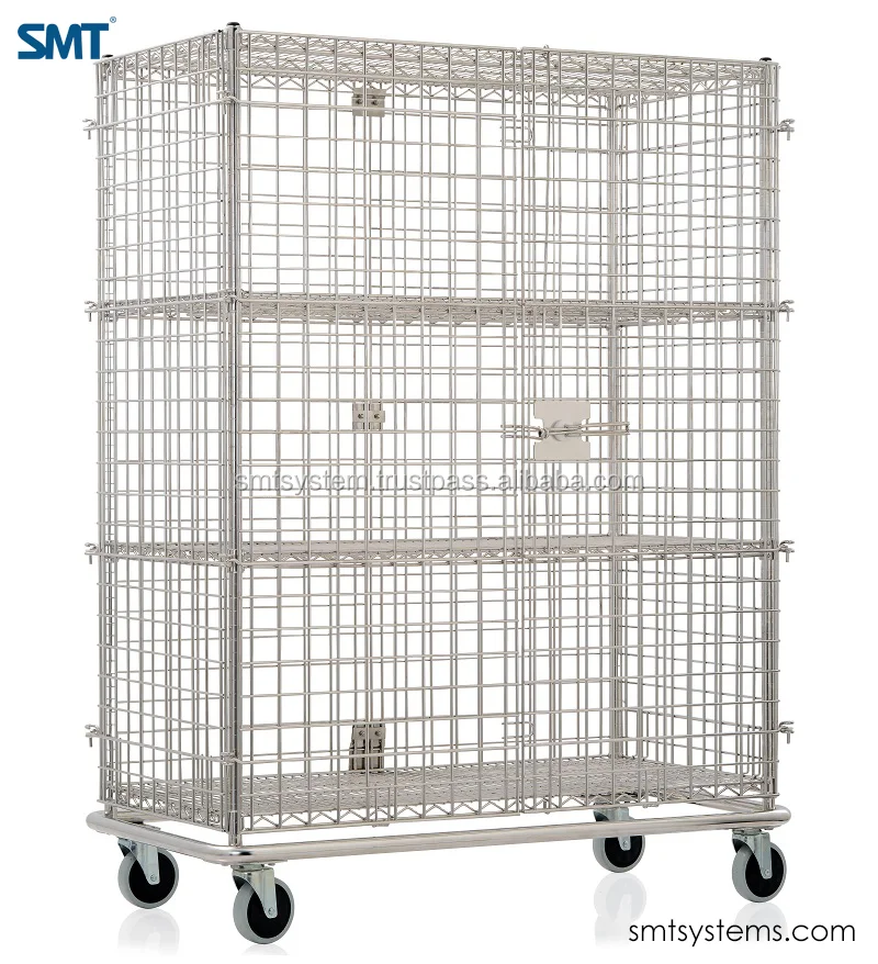 Smt Security Cage Cart Made In Malaysia - Buy Folding Steel Trolley ...