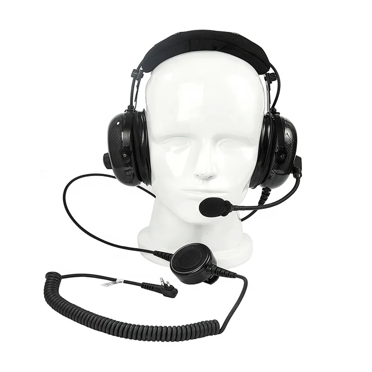 Superlight Carbon Fiber Hearing protection Headset Earphone with RJ45 ...
