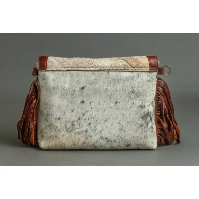 Genuine Leather Hair On Hide Tote Bag Large Shopper Bag Genuine Leather ...