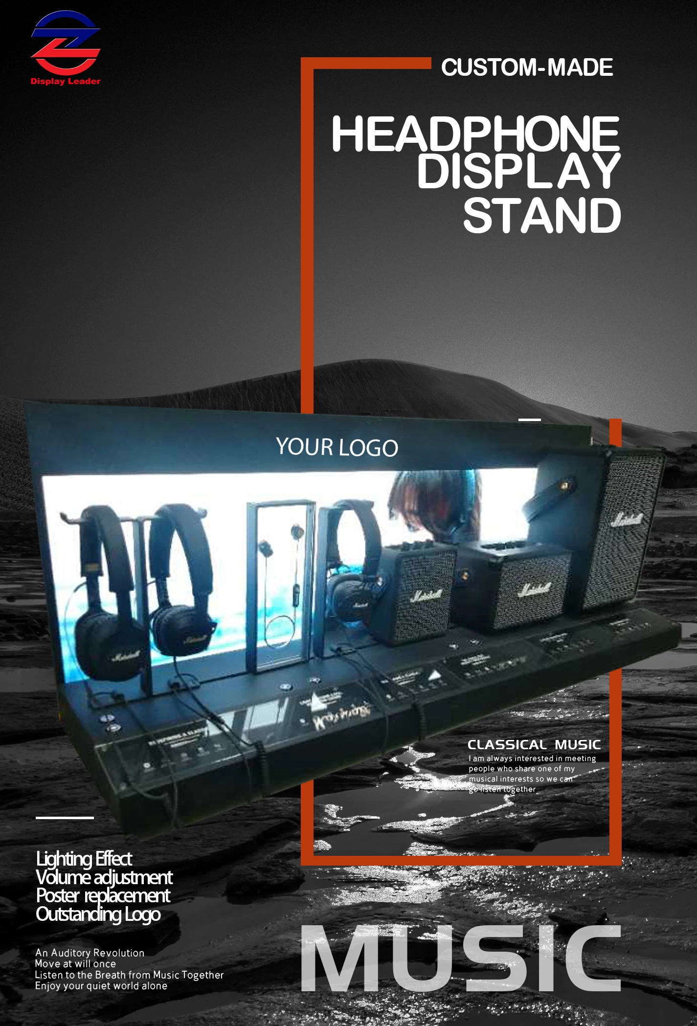 Headphone Tester Display Stand China Electronic Wholesale Metal Acrylic ...