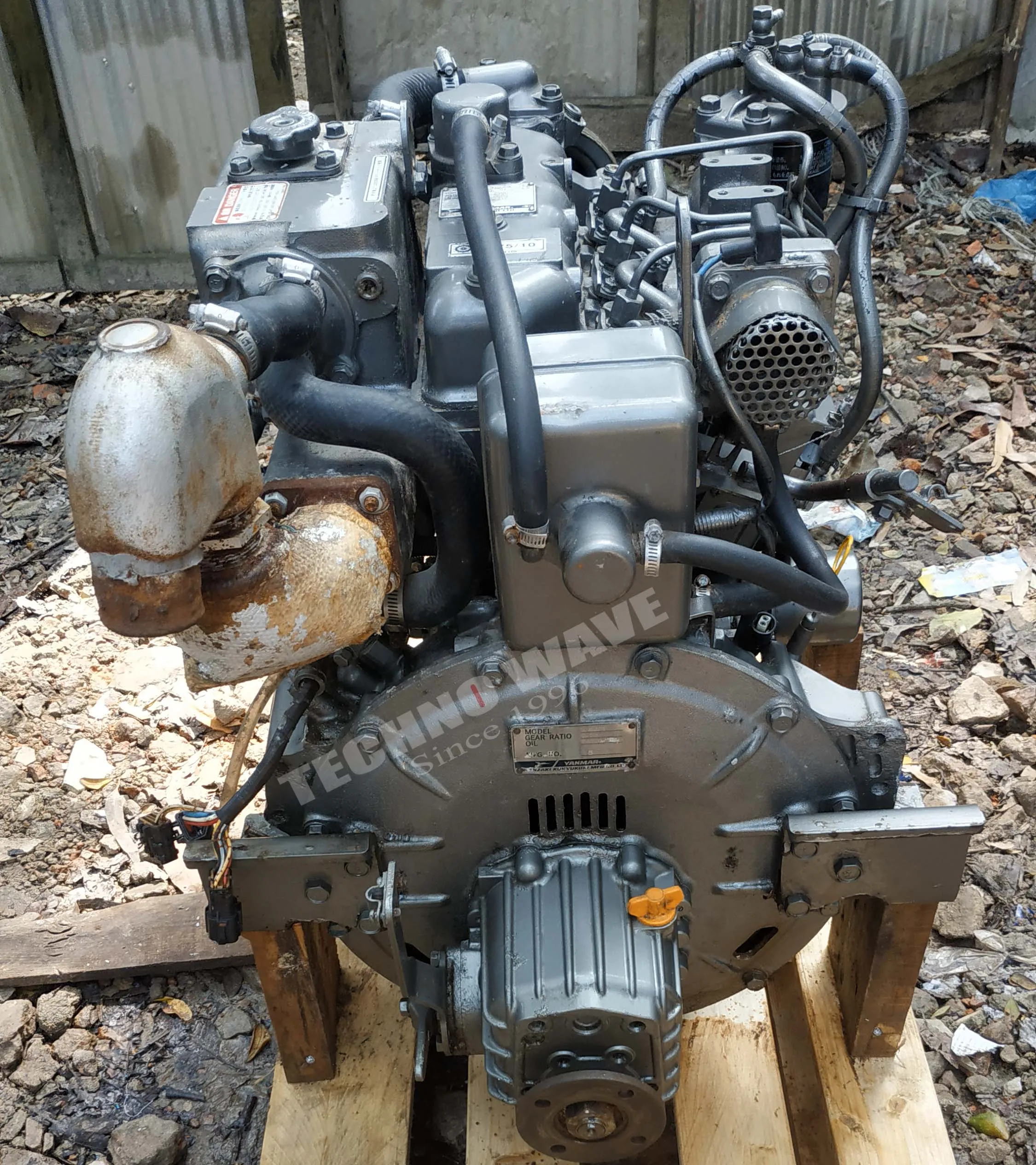 Yanmar 3JH25A 25HP Diesel Boat Engine with Sea Water Cooling – Ideal ...