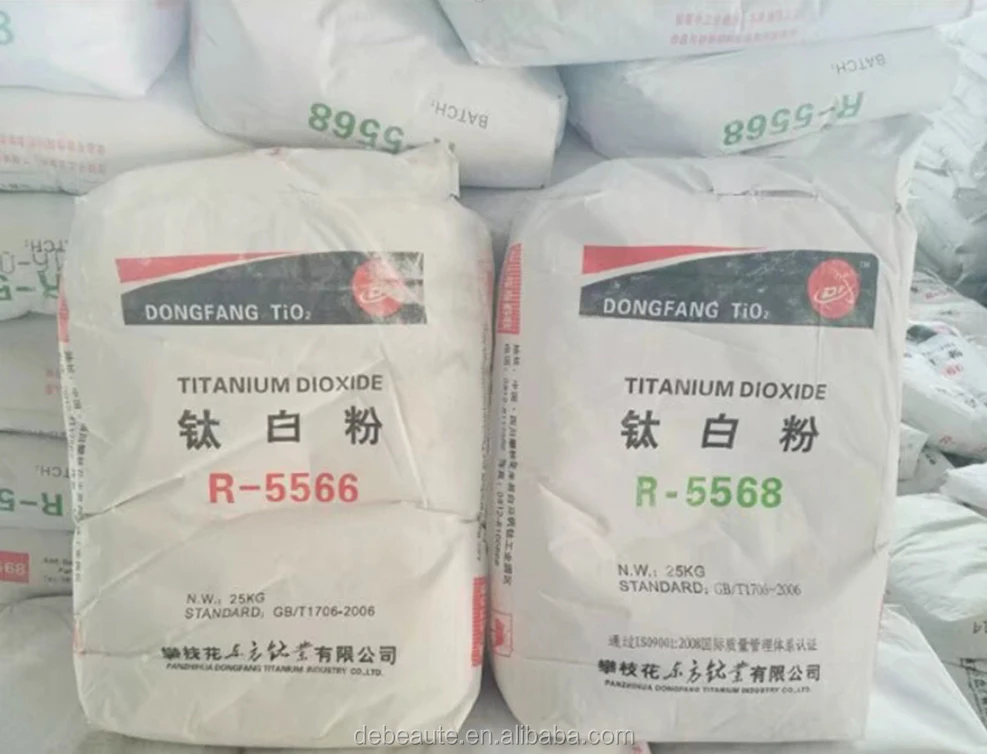DongFang Tio2 Titanium Dioxide R-5566 - Industrial Grade White Powder ...