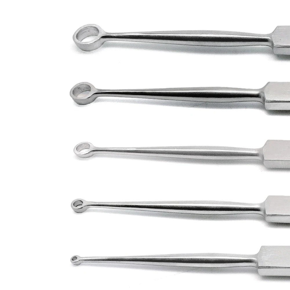 Professional Fox Dermal Curettes 6mm - Sharp & Durable