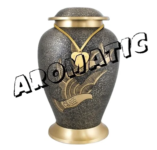 Black Stone Cremation Urn Premium Design Keepsake Adult Human Ashes Urn ...