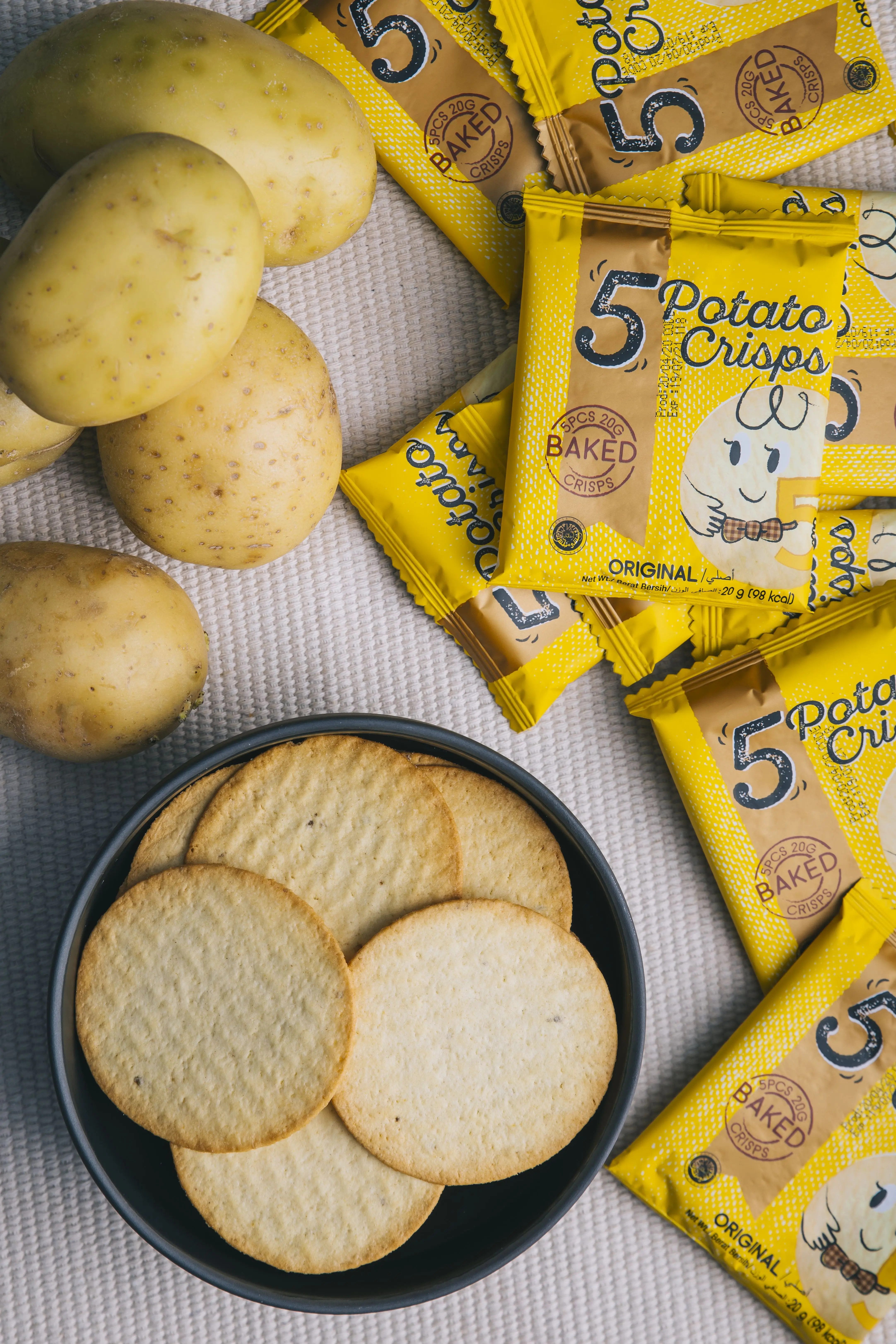 Famous Crunchy Baked Chips Kicco 5 Potato Crisps Non-gmo - Buy Potato ...