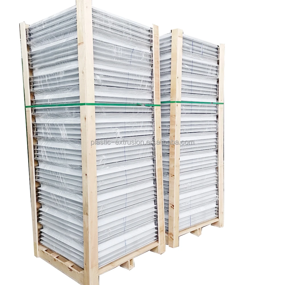 Exhaust Fan Shutter Pvc Gravity Louver For 36-inch Wall-mounted ...