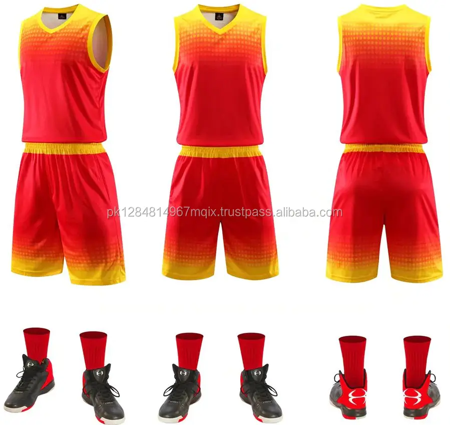 Custom Sublimation Basketball Uniforms - Quick Dry & Breathable