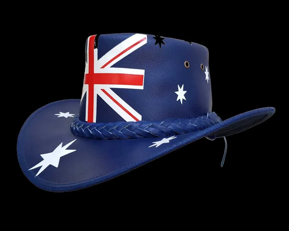 Cowboy Leather Hat Western Hat With Mesh Bull Riding Hat - Buy Leather ...