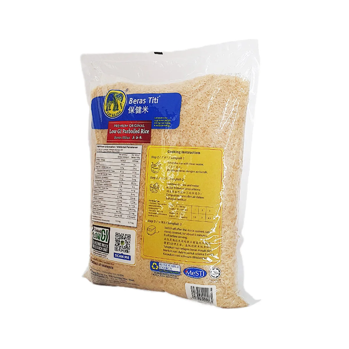 High Quality Soft Texture Nutritious Parboiled Rice 5 Kg Healthier ...