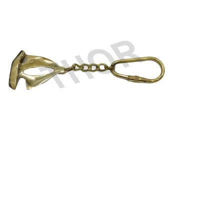 Nautical Anchor Brass Key Ring Brass Key Chain Collectible Marine Key ...