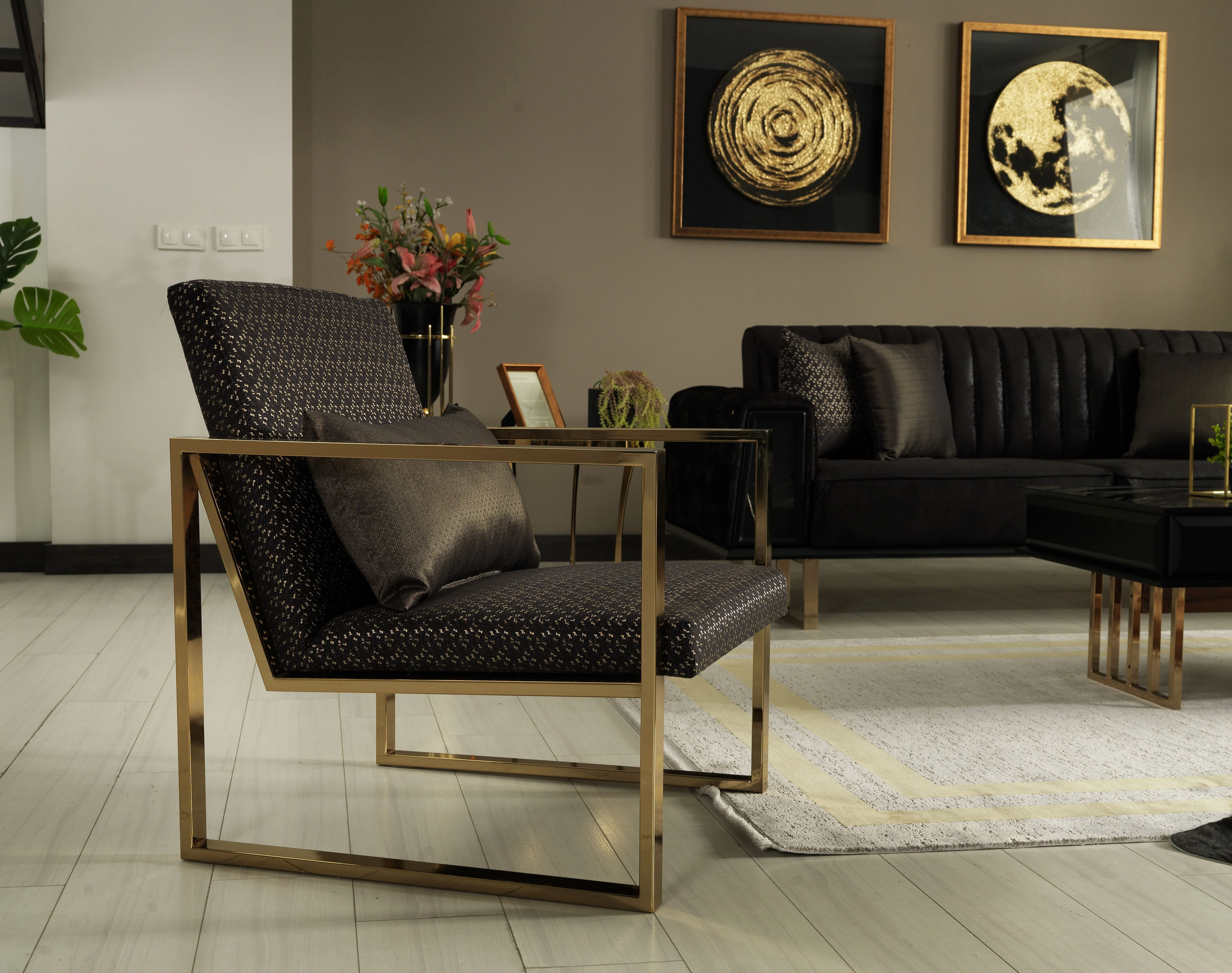 Serhat Home Monaco Sofa New Model European Design Furniture Elegant ...