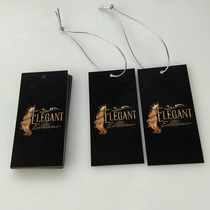Customizable Hang Tags and Labels for Wigs and Hair Extensions
