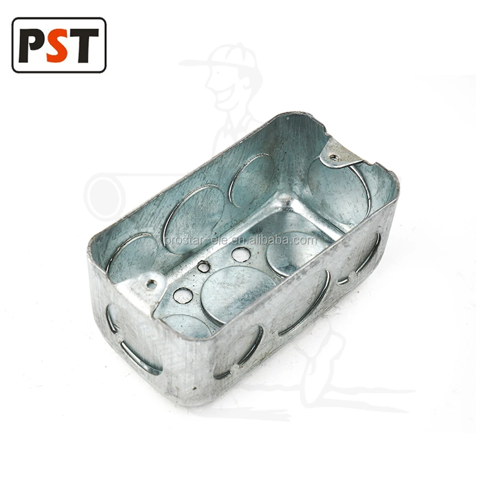 4"X4" Square Steel Electrical Junction Box - IP54 Protection