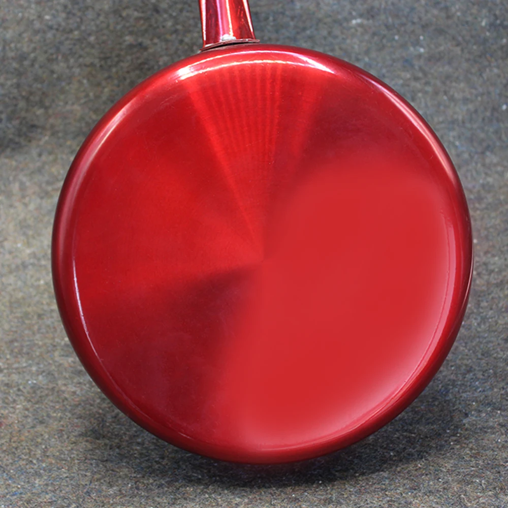 Chef Cookwares | Aluminum Cookware Red Round Frying Pan With Non Stick ...