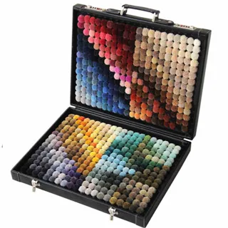 320 Shade Colour Reference System Pom Pom Box Viscose India Turkey ...