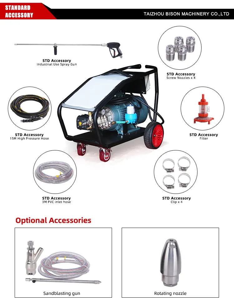 Pressure Washer Hydro Blaster Machine 450bar 500bar - Buy Hydro Blaster ...