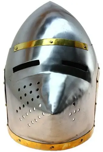 CHk Medieval Pig Face Bassinet Helmet Armor Stainless Steel Vintage ...