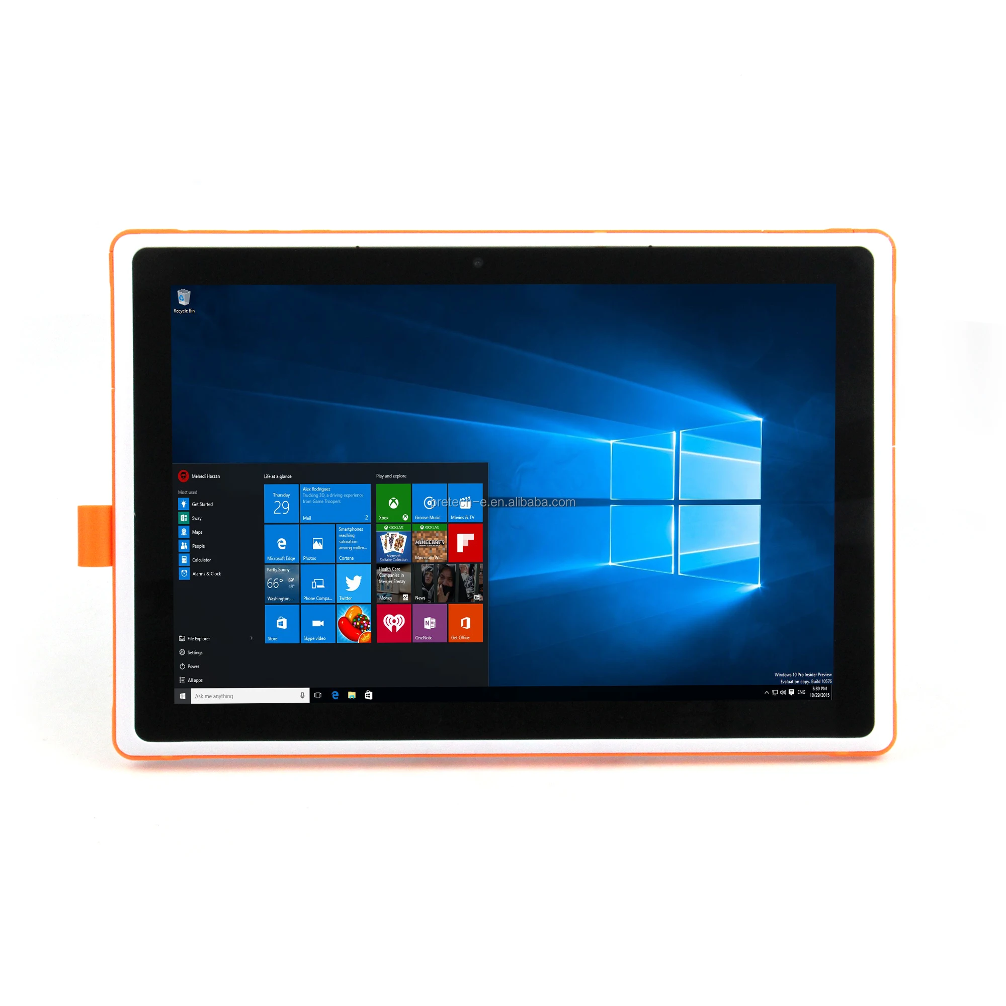 10 Inch Windows 10 4gb Ram 64gb Storage Tablet Pc With Detachable ...