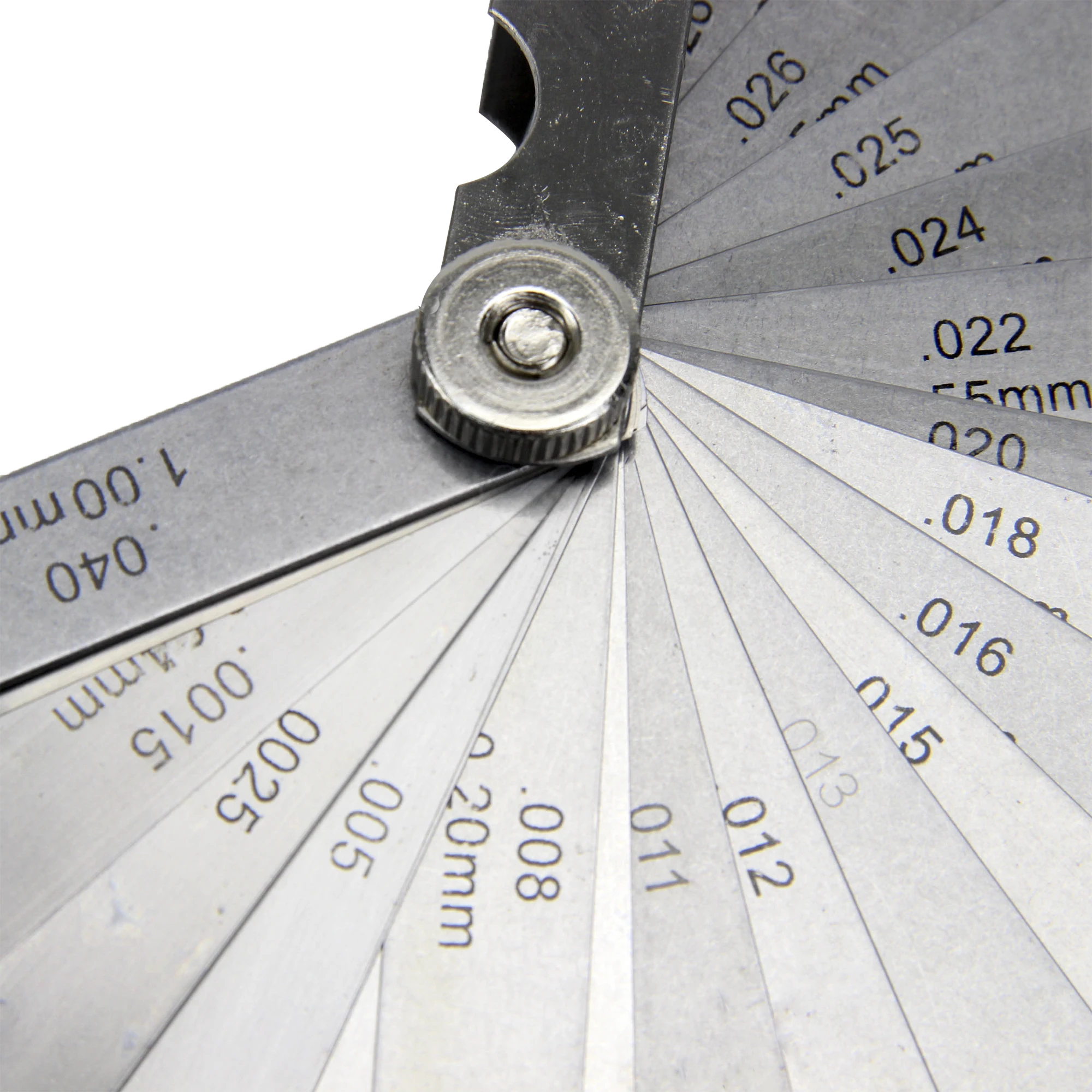 Gauge Set 32 Blades Stainless Steel Dual Marked Metric Feeler Gauges ...