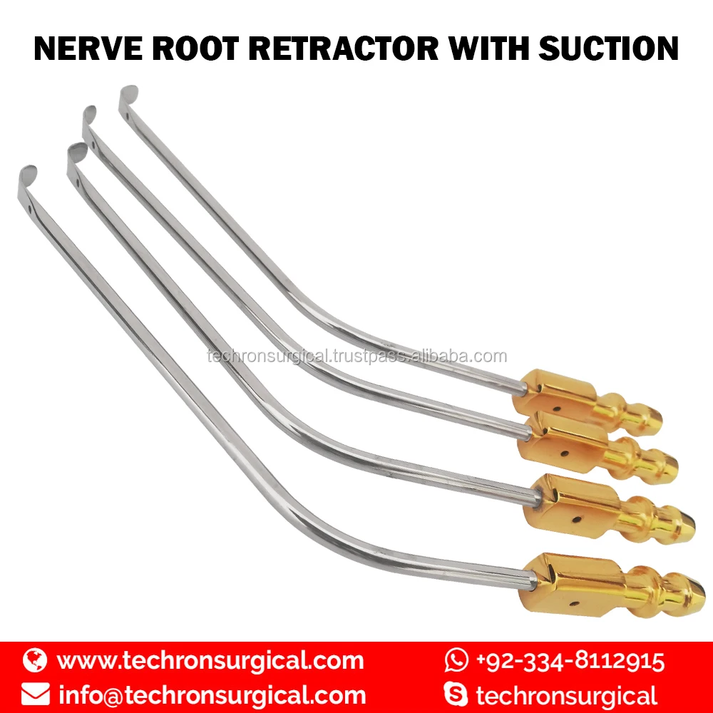 Neurosurgeon's Love Nerve Root Retractor with Suction Channel
