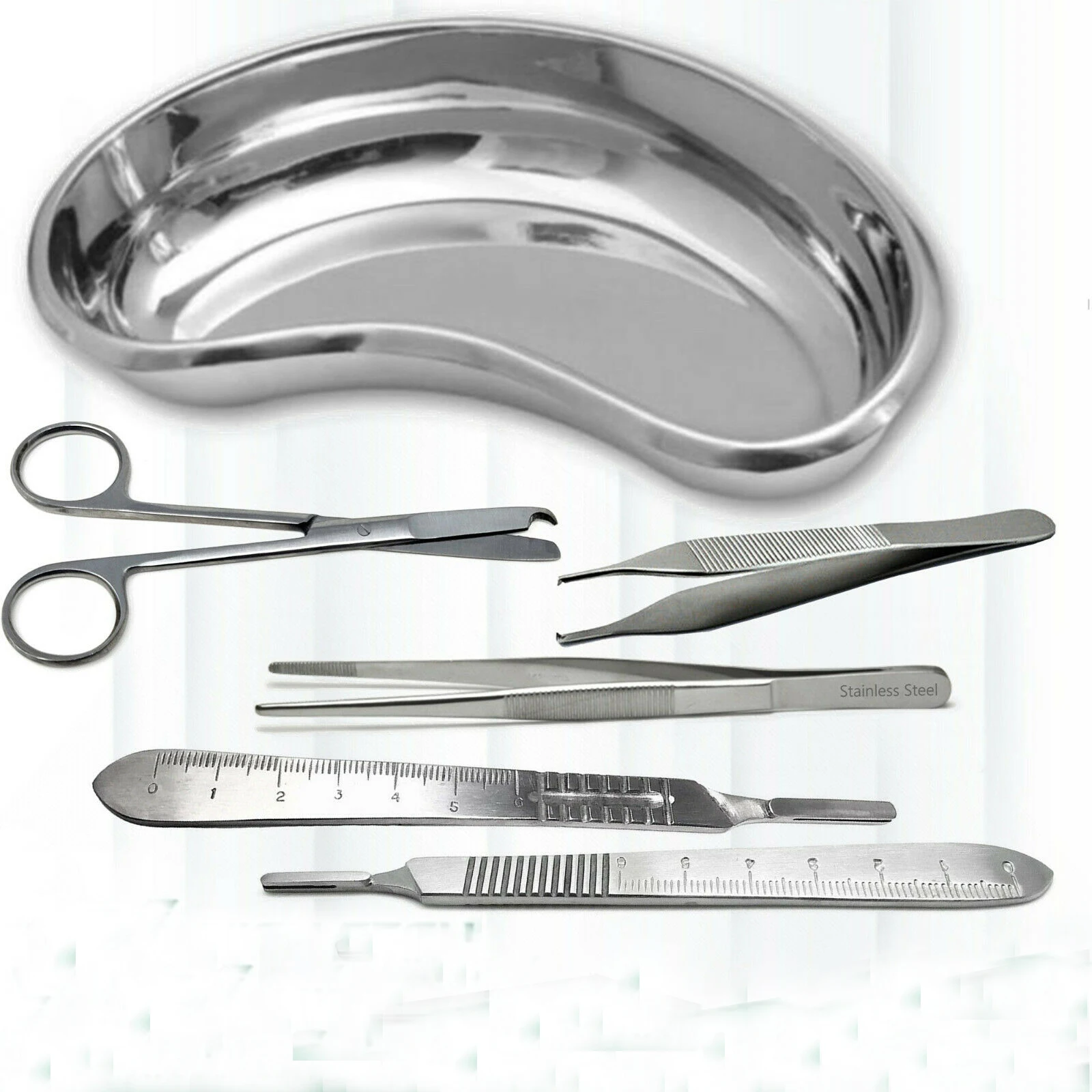 Surgical Instruments Minor Surgery with Kidney Tray Set